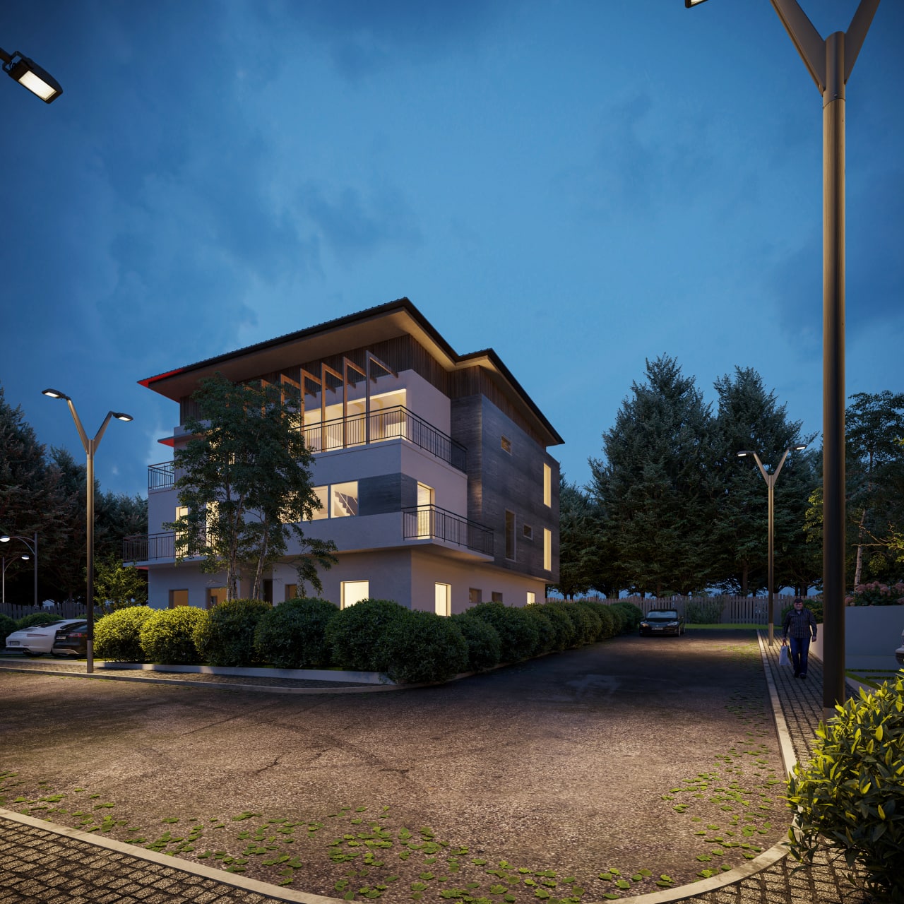 3d Modeling of Residential Estate & Housetypes